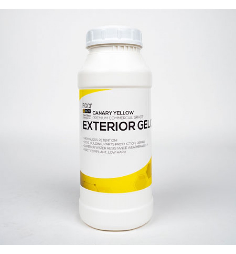 New Canary Yellow Gel Coat | New Canary Yellow Exterior Gel Coat