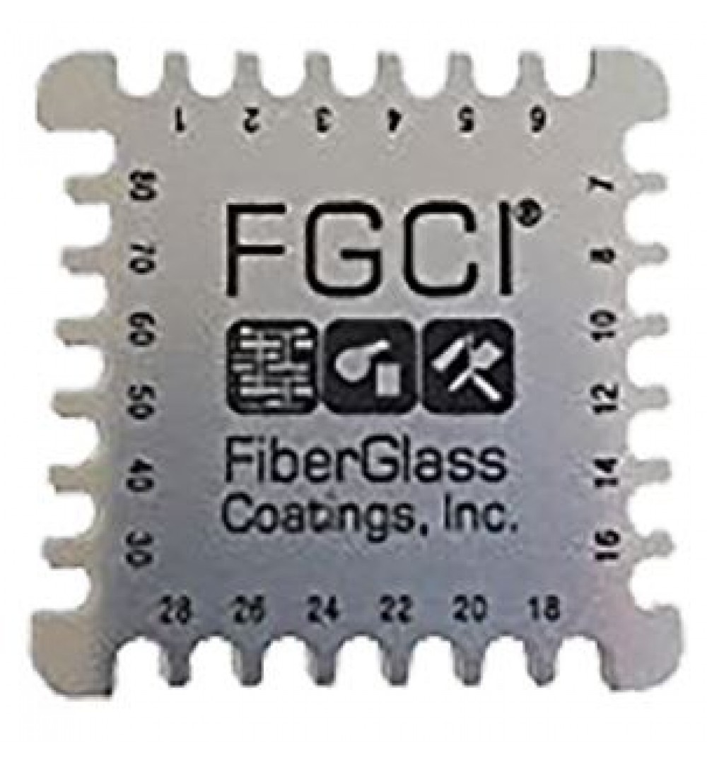 Gel Coat Thickness Mil Gauge