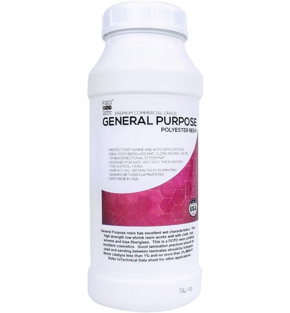 General Purpose Polyester Resin, Quart