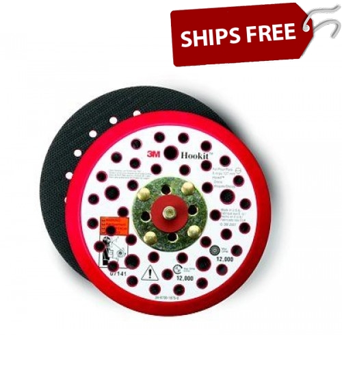 3M 6 inch, 2 Handed Random Orbital Sander